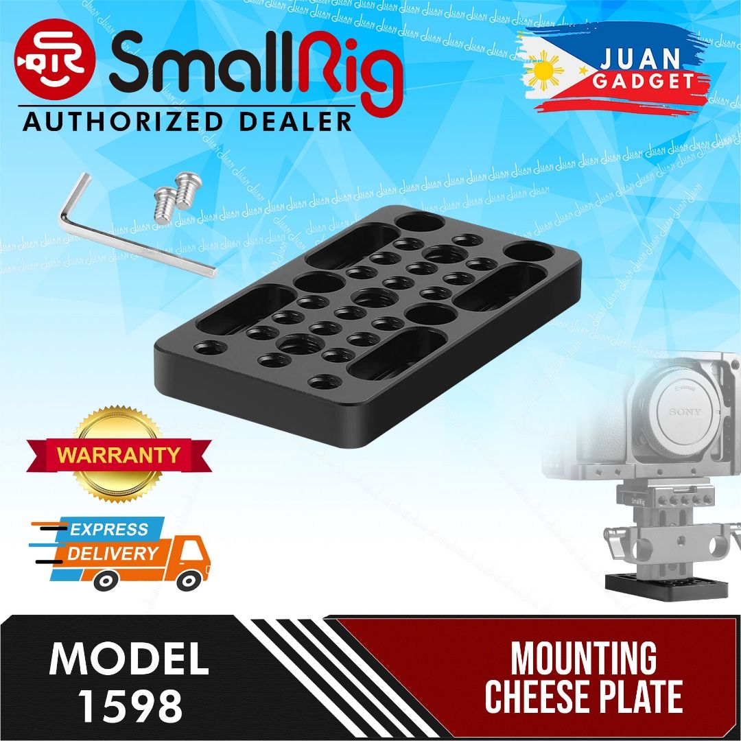 SmallRig Mounting Cheese Easy Plate for Railblocks, Dovetails and Short ...