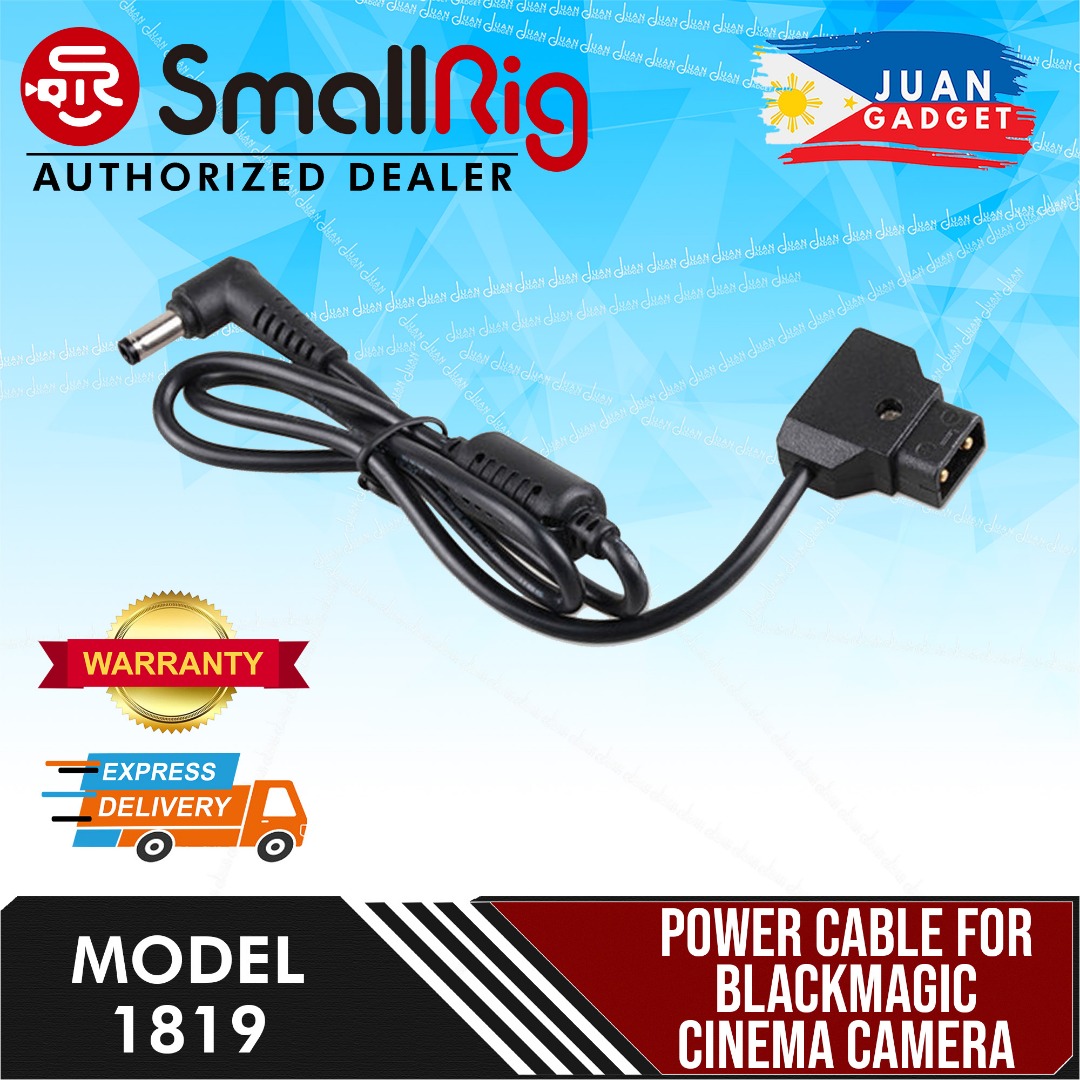 SmallRig Power Cable for Blackmagic Cinema Camera/ Blackmagic Video ...