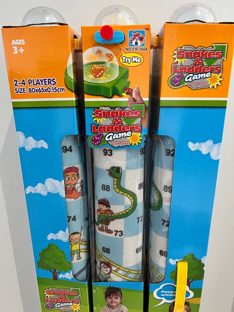 Snake & Ladders game (giant), Hobbies & Toys, Toys & Games on Carousell