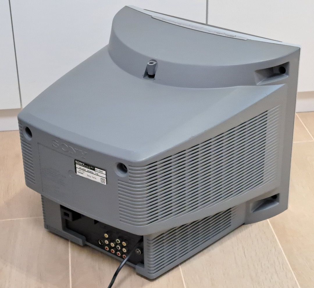 Sony 14 inch CRT Trinitron TV 索尼 14寸 CRT spotless 貴麗單鎗電視 膽管電視 大牛龜古董電視 ...