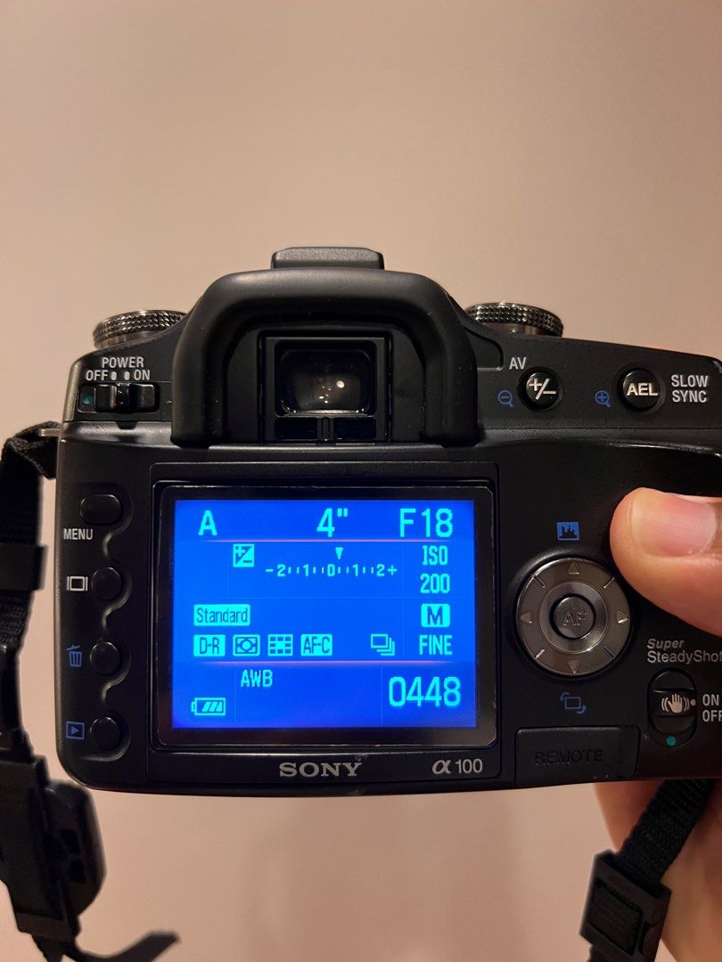 Sony Alpha 100 DSLR Camera (vintage 10+ years old) + 2 lenses ...