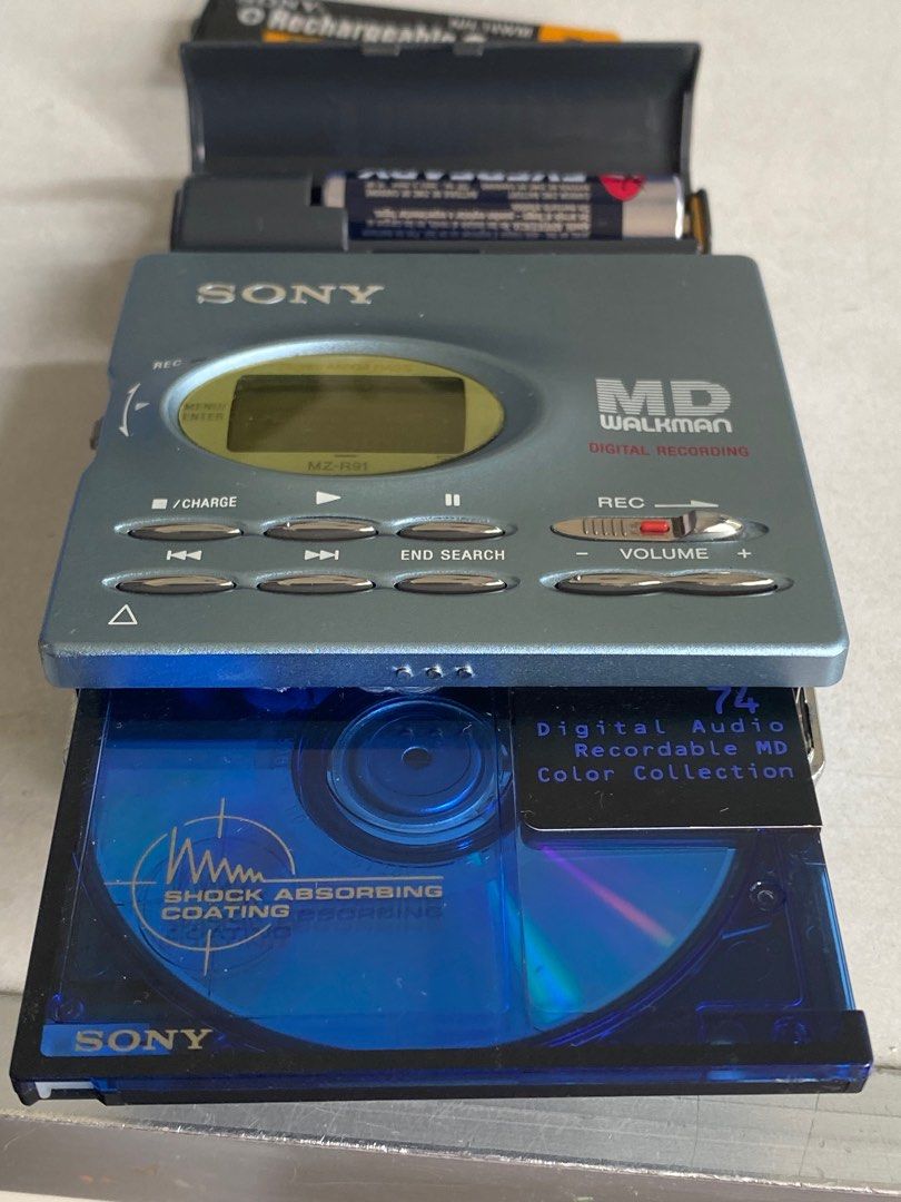 Sony Mini Disc Player MZ-R91, Audio, Portable Music Players on Carousell