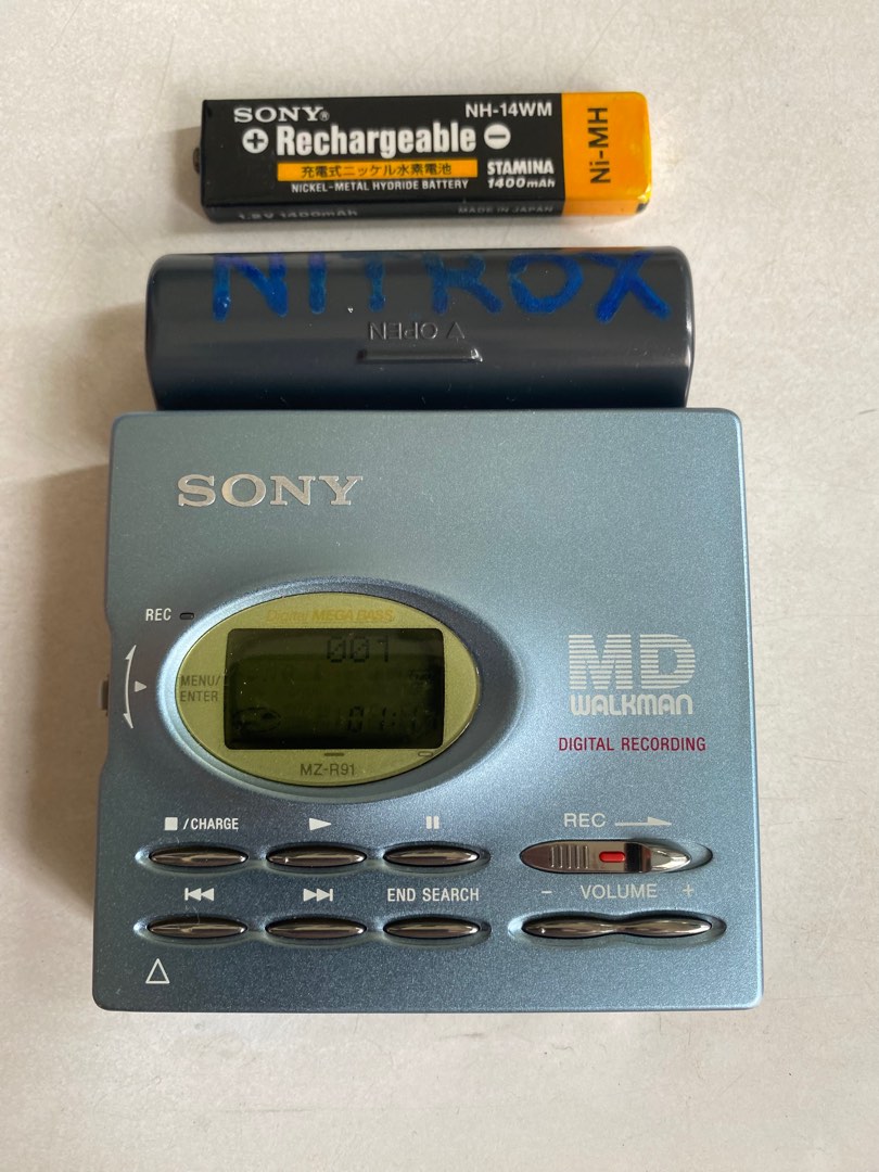 Sony Mini Disc Player MZ-R91, Audio, Portable Music Players on Carousell