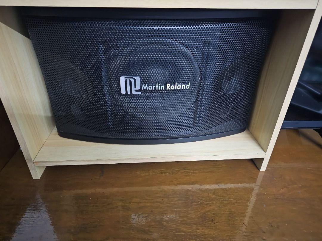 Sound system (Martin Roland Speaker + Amplifier + 2 wireless mic ...