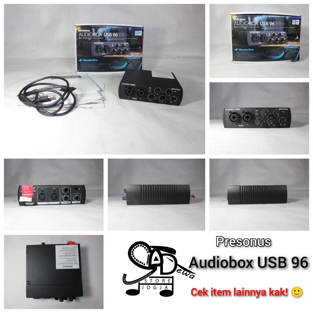 SOUNDCARD PRESONUS AUDIOBOX USB 96 SOUND CARD AUDIO BOX, Elektronik, Audio di Carousell