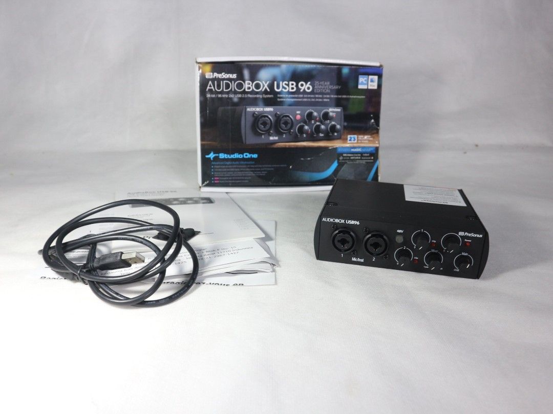 SOUNDCARD PRESONUS AUDIOBOX USB 96 SOUND CARD AUDIO BOX, Elektronik ...