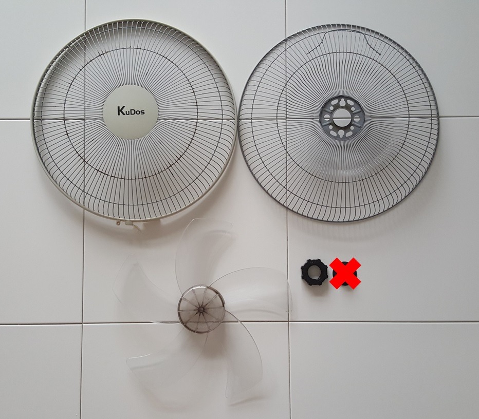 Spare Parts and Accessories for KuDos 16 inch Stand Fan, Furniture ...