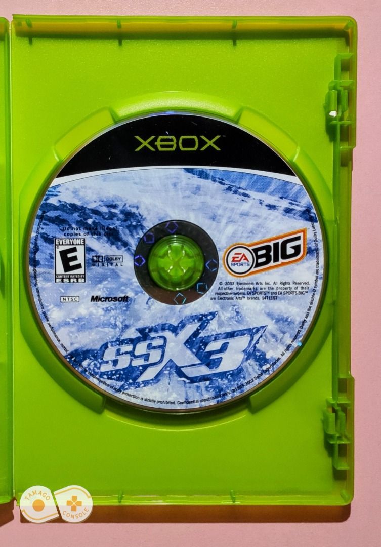 SSX 3 - [OG XBOX Game] [NTSC / ENGLISH Language] [CIB / Complete In Box], Video Gaming, Video ...