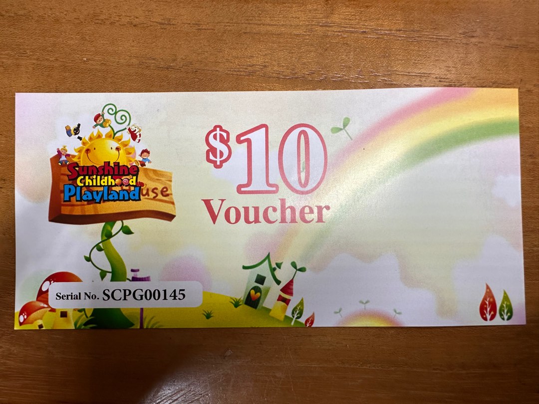 Sunshine Childhood Playland $10 voucher, Tickets & Vouchers, Vouchers ...