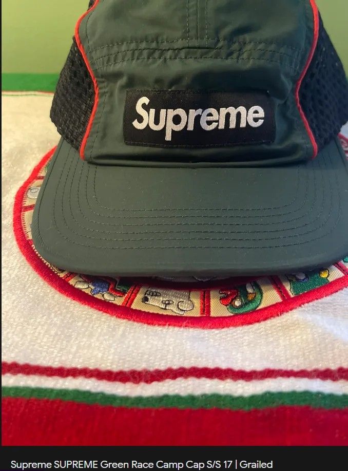 Supreme Race Camp Cap SS17, Men's Fashion, Watches & Accessories, Caps ...