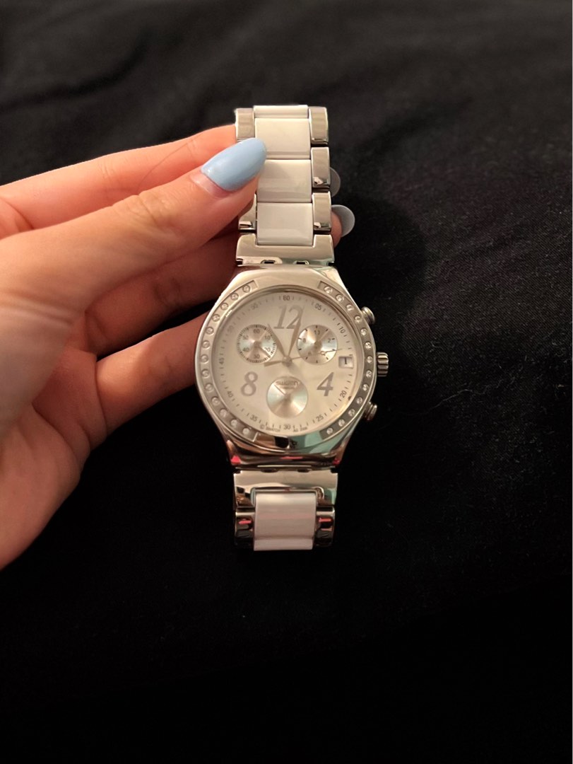 Swatch Classic Chain Watch, Women's Fashion, Watches & Accessories ...