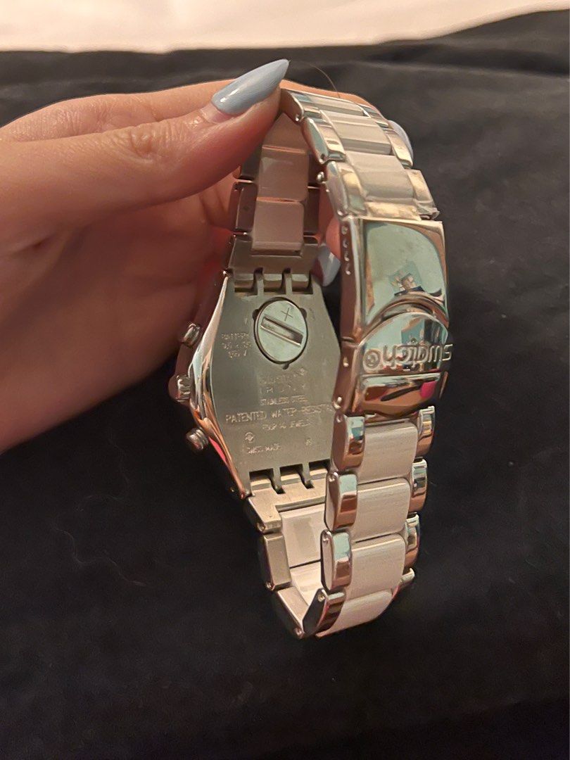 Swatch Classic Chain Watch, Women's Fashion, Watches & Accessories ...