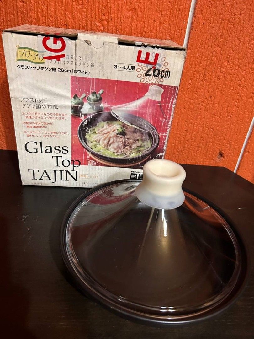 Tajin Glass Top 26cm Japan Cookware, Furniture & Home Living ...