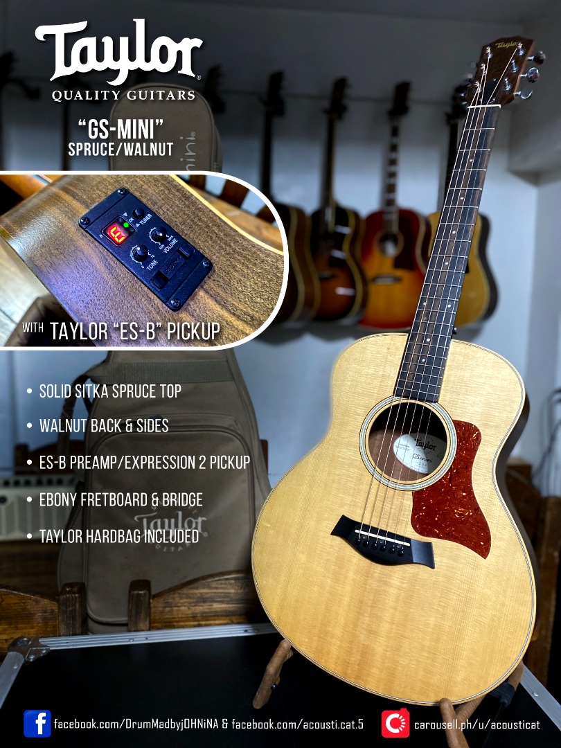 Taylor GS-Mini "Spruce" Guitar on Carousell