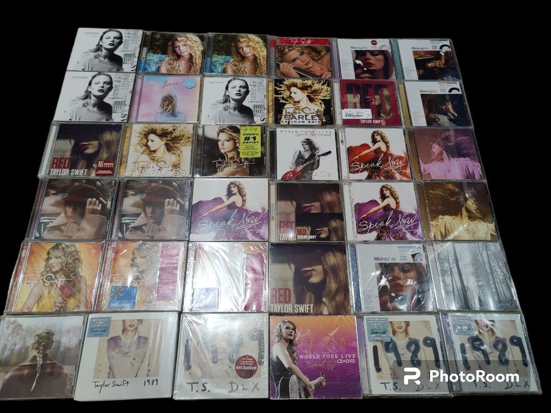 Taylor Swift cds authentic, Hobbies & Toys, Music & Media, CDs & DVDs ...