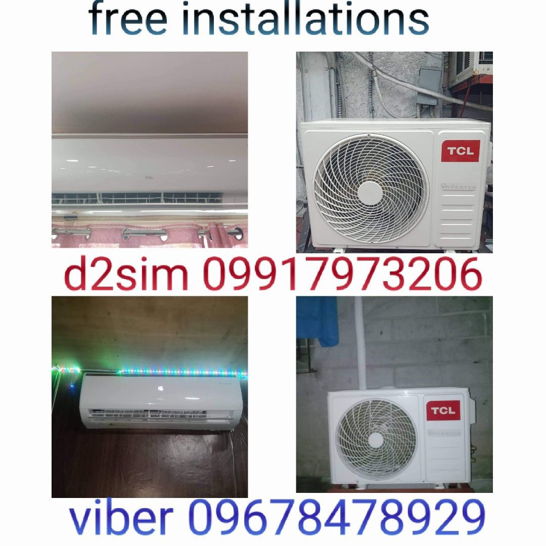 TCL titan gold split type inverter aircon with Free Installations brand ...
