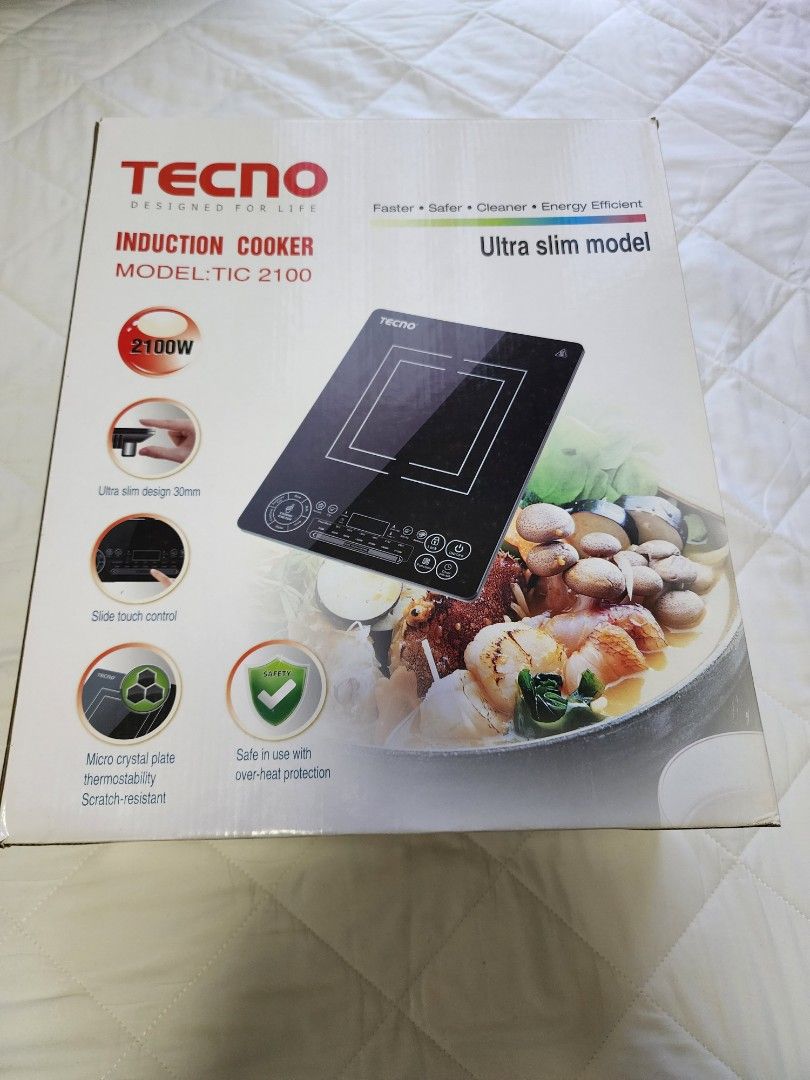 Tecno Induction Cooker TIC 2100, TV & Home Appliances, Kitchen ...
