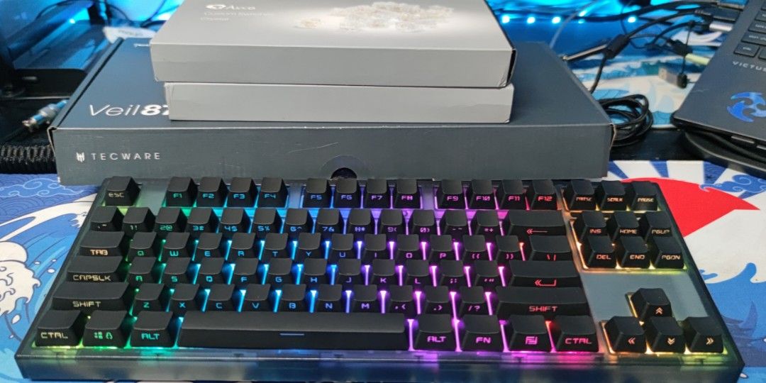 Tecware Veil 87 smokey black, Computers & Tech, Parts & Accessories ...