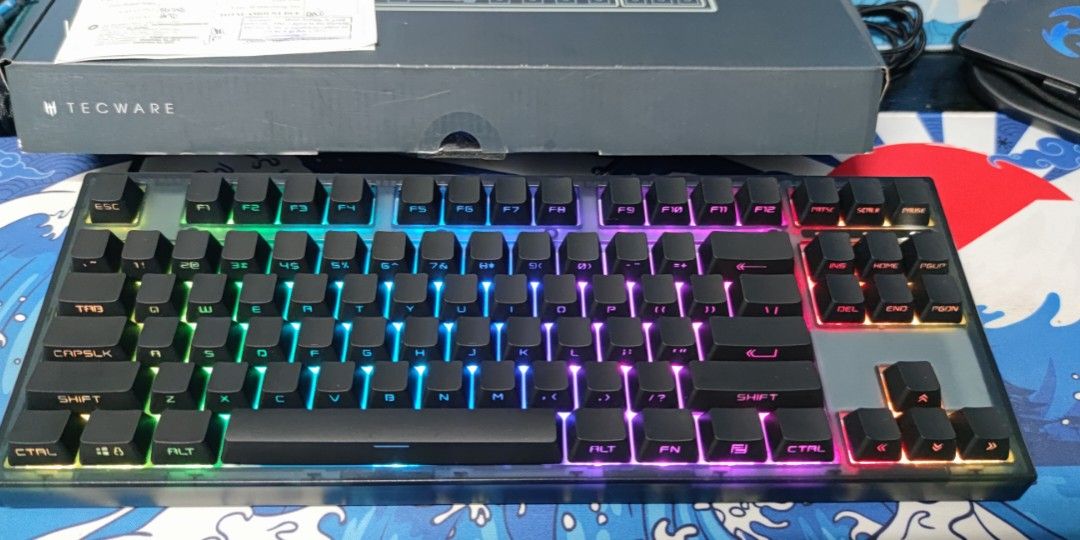 Tecware Veil 87 smokey black, Computers & Tech, Parts & Accessories ...