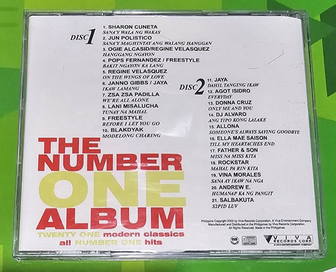 The Number 1 Album - OPM sharon polistico ogie pops jano jaya zsa zsa ...