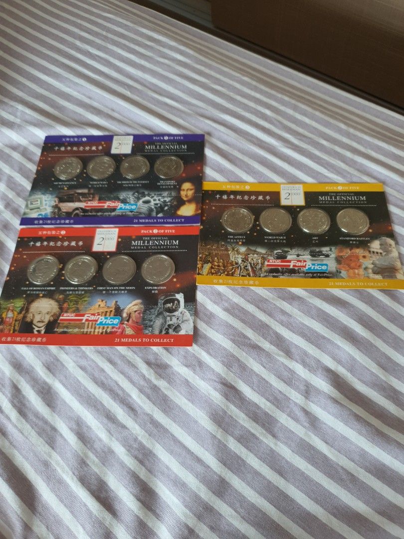The Official Millennium Medal Collection Pack 1,2 & 3(Buy all the 3 for ...