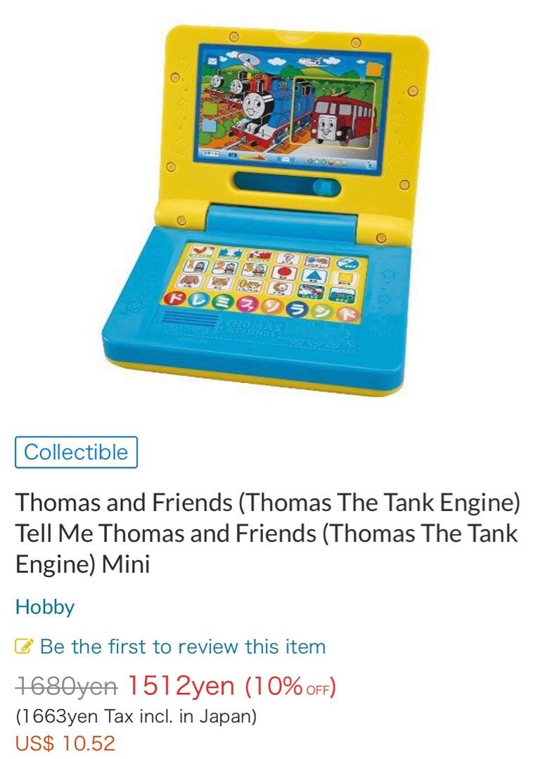 thomas mini pc (laptop mini), Bayi & Anak, Mainan & Baby Walker di ...
