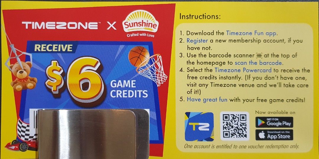 Timezone Game Credits coupon, Tickets & Vouchers, Store Credits on ...