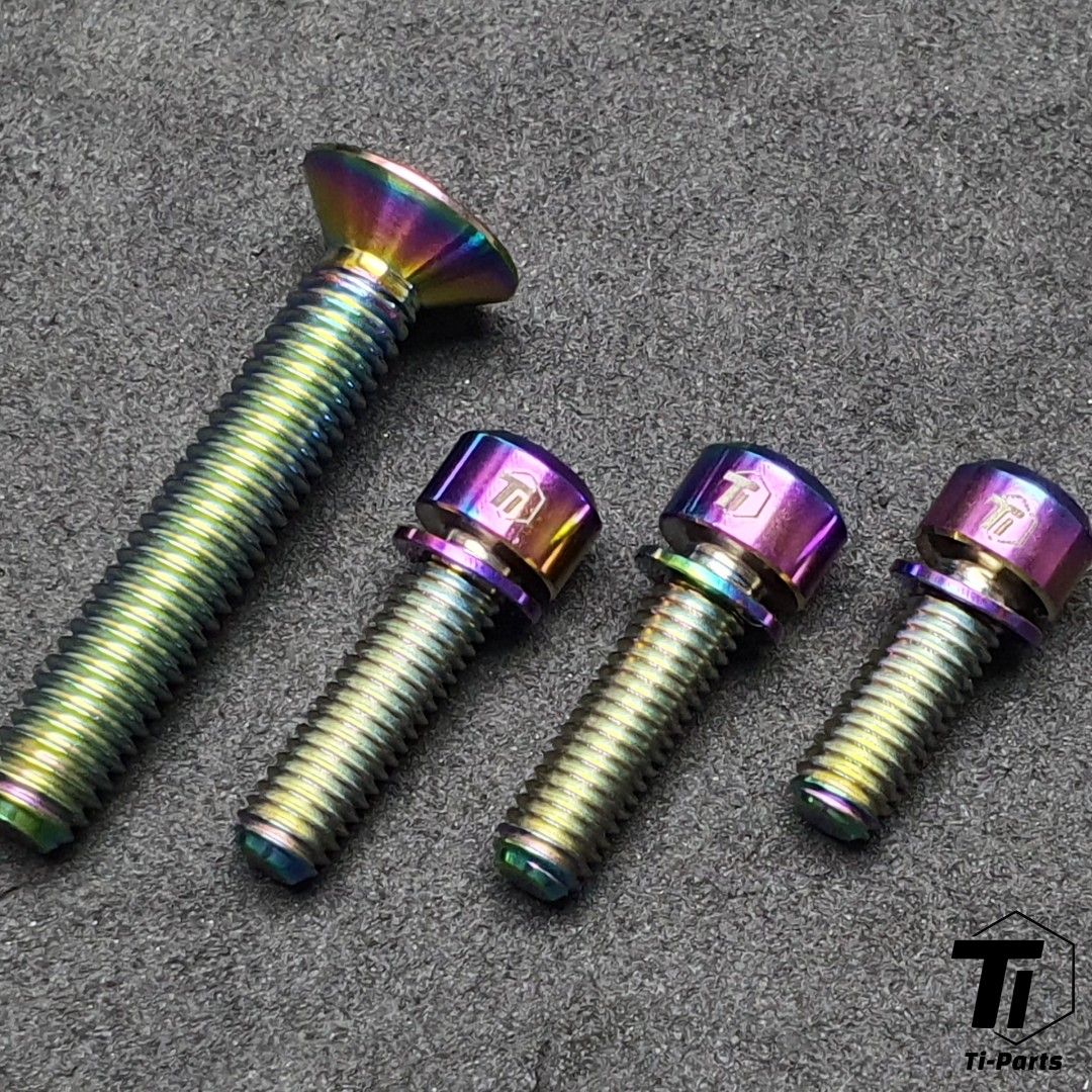 Titanium Roval Rapide Cockpit Upgrade Kit Integrated Handlebar Dropbar Computer Mount Bolt