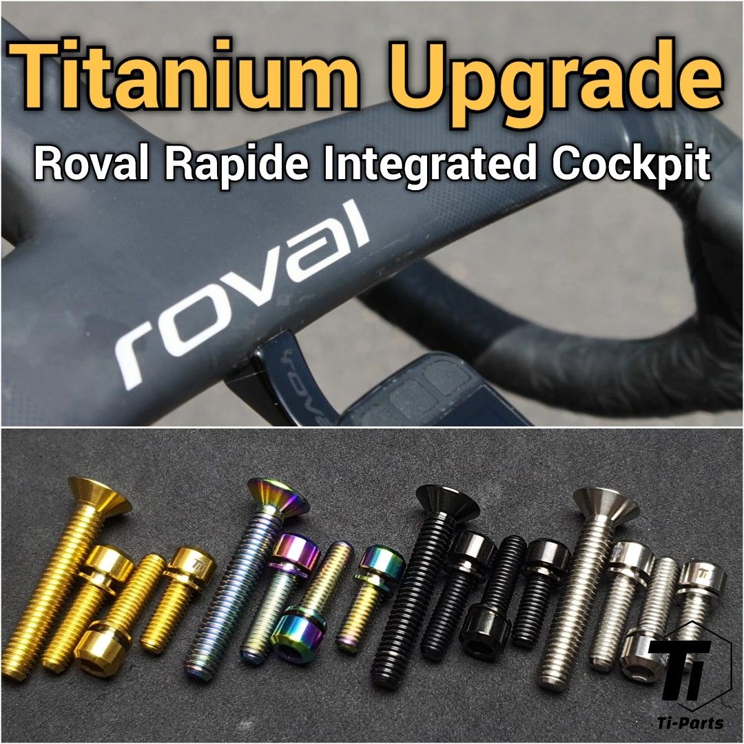 Titanium Roval Rapide Cockpit Upgrade Kit | Integrated Handlebar ...
