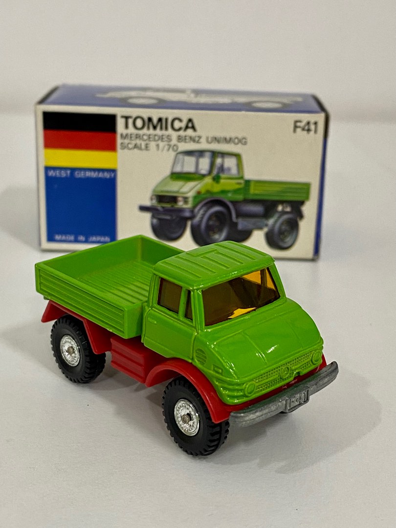 Tomica blue box Mercedes Unimog made in Japan, Hobbies & Toys, Toys ...