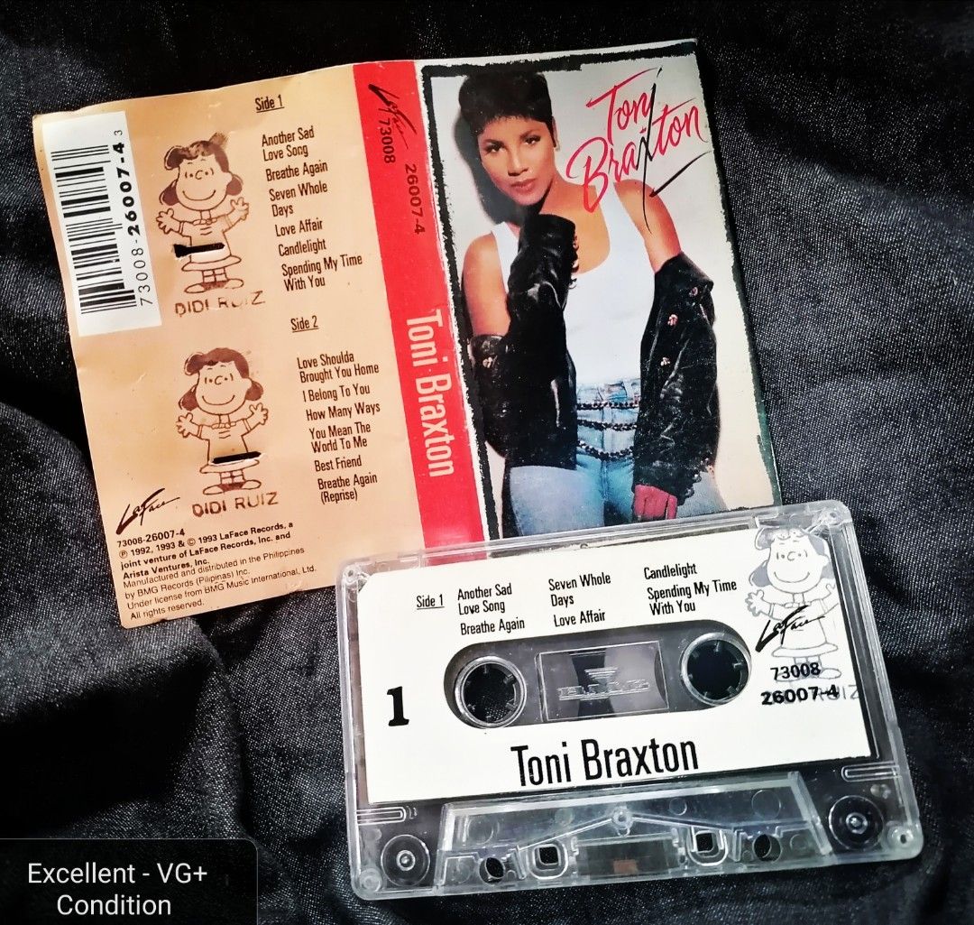 Toni Braxton Cassette Tape Original Cassette Tapes Vintage Cassettes ...