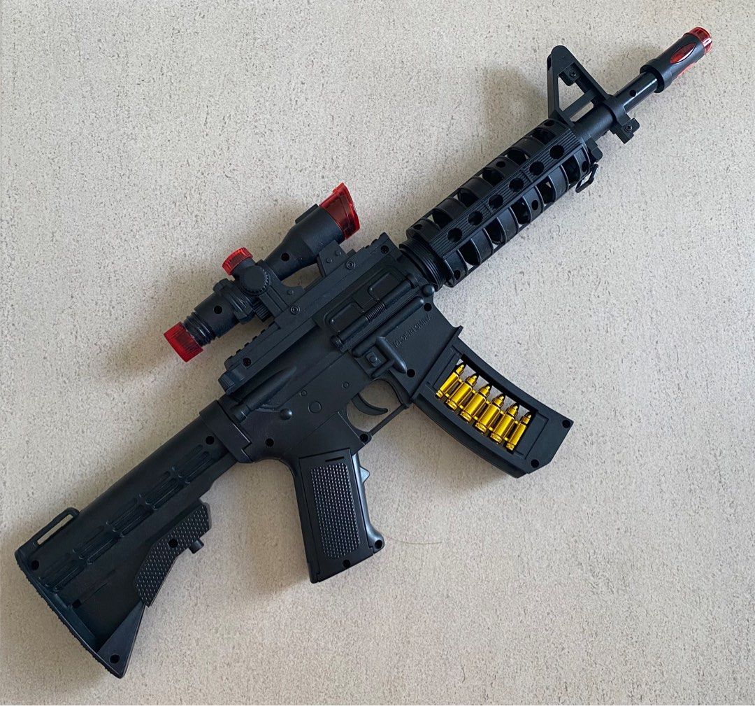 Toy Machine Gun, Hobbies & Toys, Toys & Games on Carousell