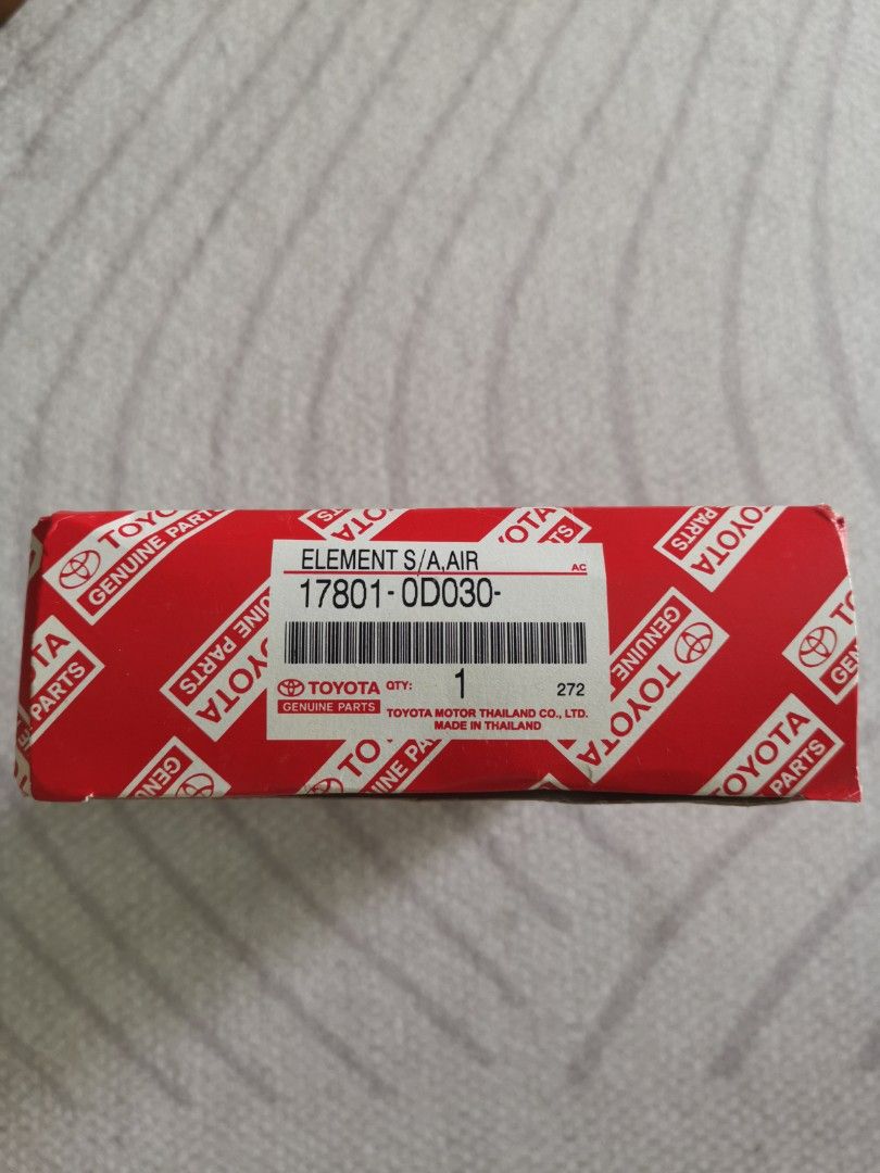 Toyota Wish 03 to 09 air filter 17801-0D030, Car Accessories ...