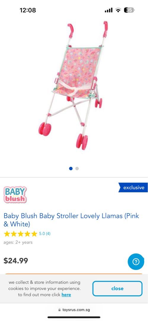 Toys R Us play Pram, Hobbies & Toys, Toys & Games on Carousell