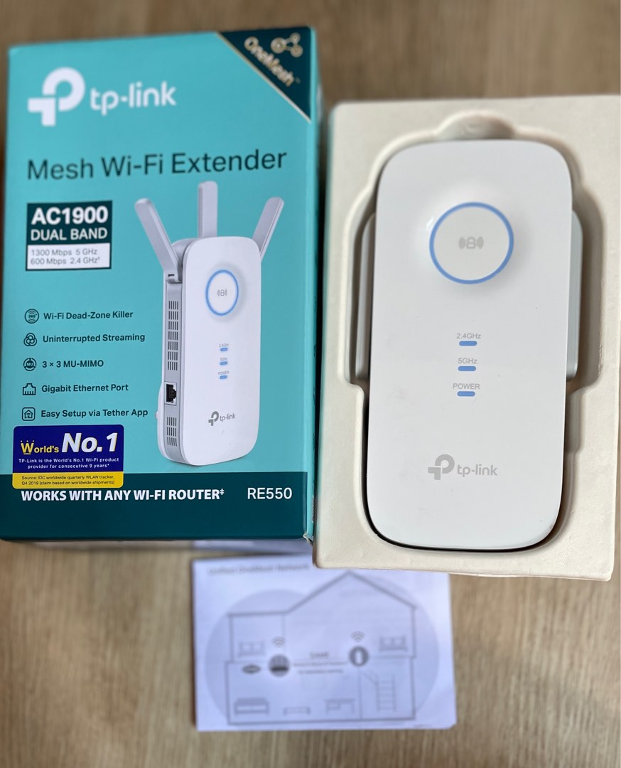 TP Link Mesh Wi Fi Extender AC1900 Dual Band Computers Tech Parts Accessories
