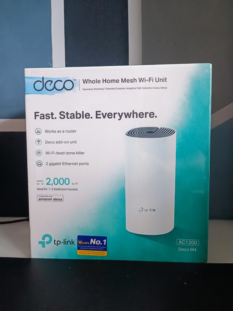 TP-Link Deco M4 Home Mesh WiFi Unit, Computers & Tech, Parts ...