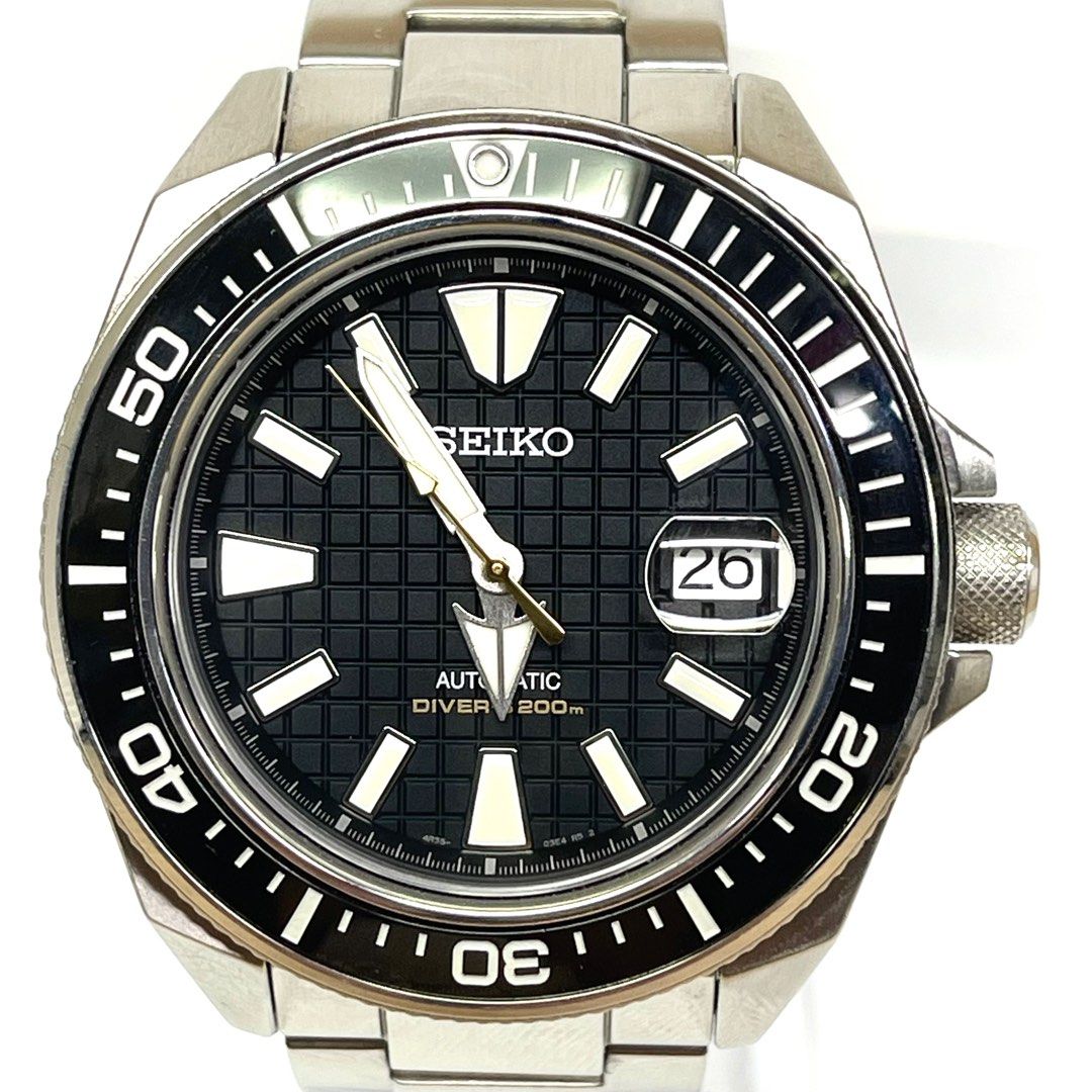 TP-SEIKO Prospex King Samurai Black Waffle Automatic Divers Watch ...
