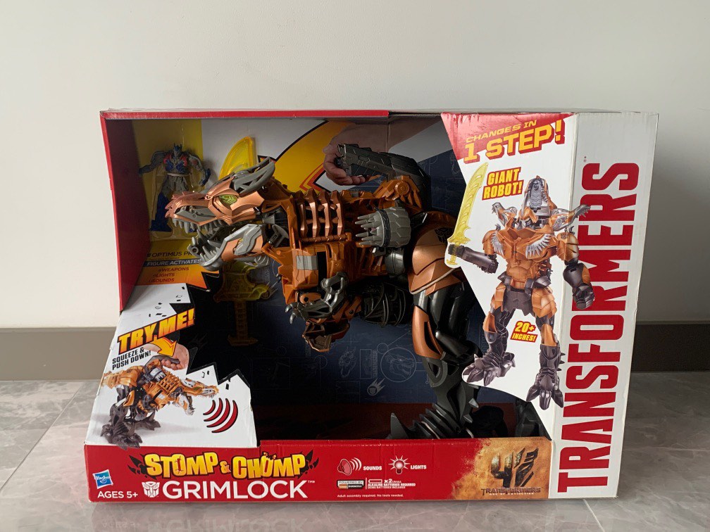 Transformers Age of Extinction: Stomp and Chomp Grimlock, Hobbies ...