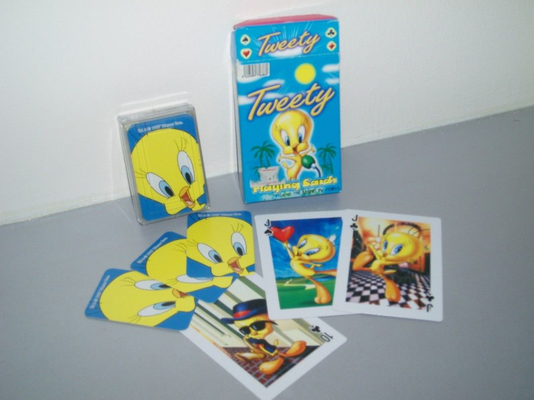 Tweety Playing Cards, Hobbies & Toys, Toys & Games on Carousell