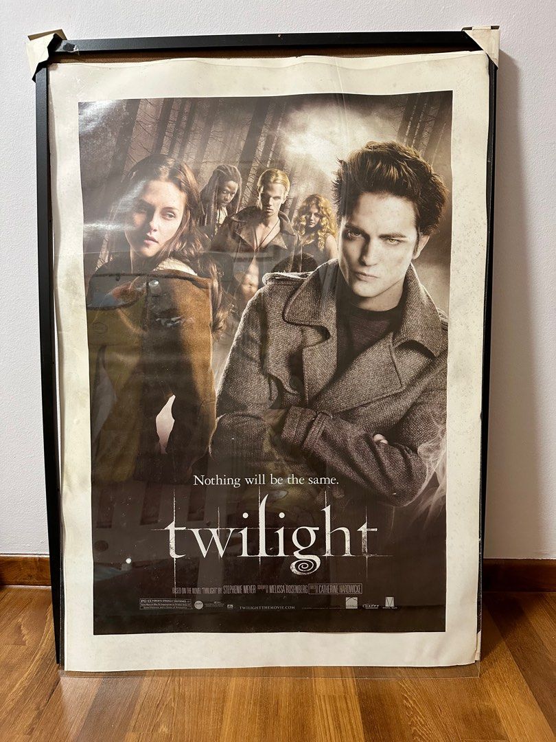 Twilight and new moon posters with frame, Furniture & Home Living, Home ...