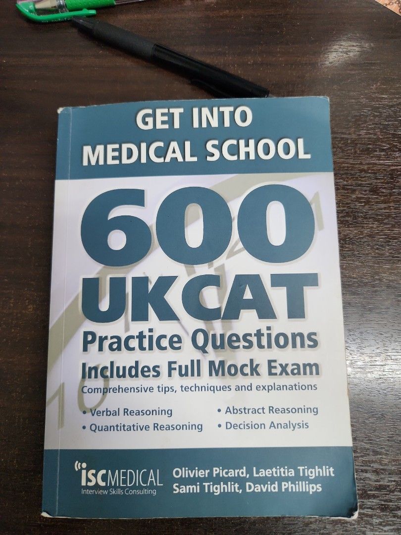 UCAT 600 Questions Book, Hobbies & Toys, Books & Magazines, Assessment ...
