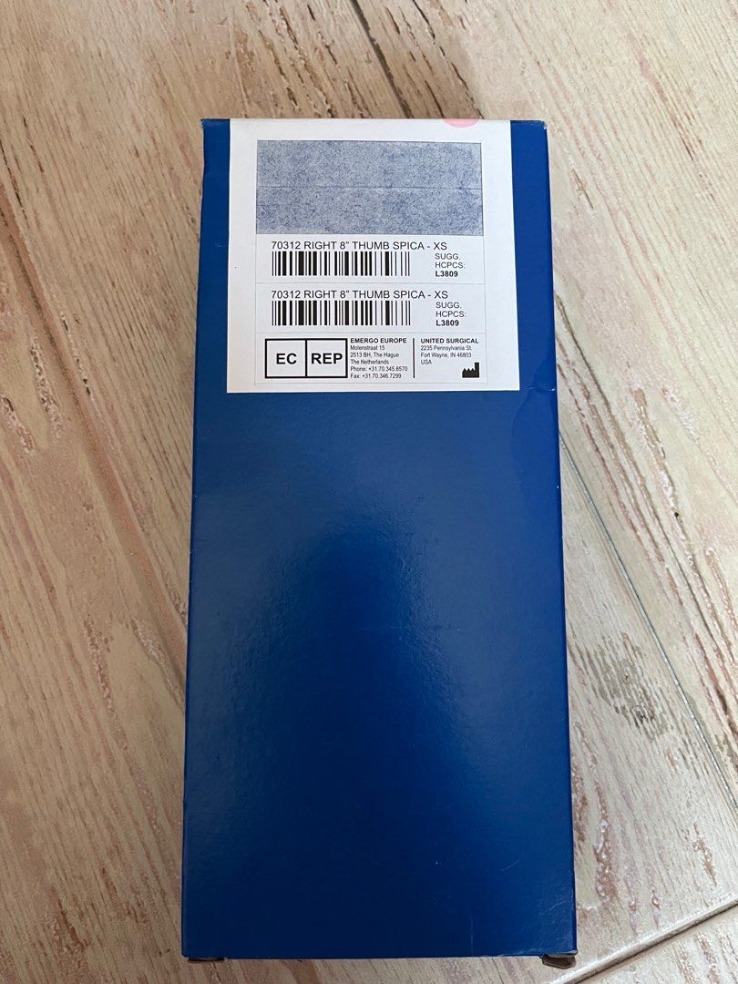 United Ortho Wrist brace with thumb spica, Health & Nutrition, Braces ...