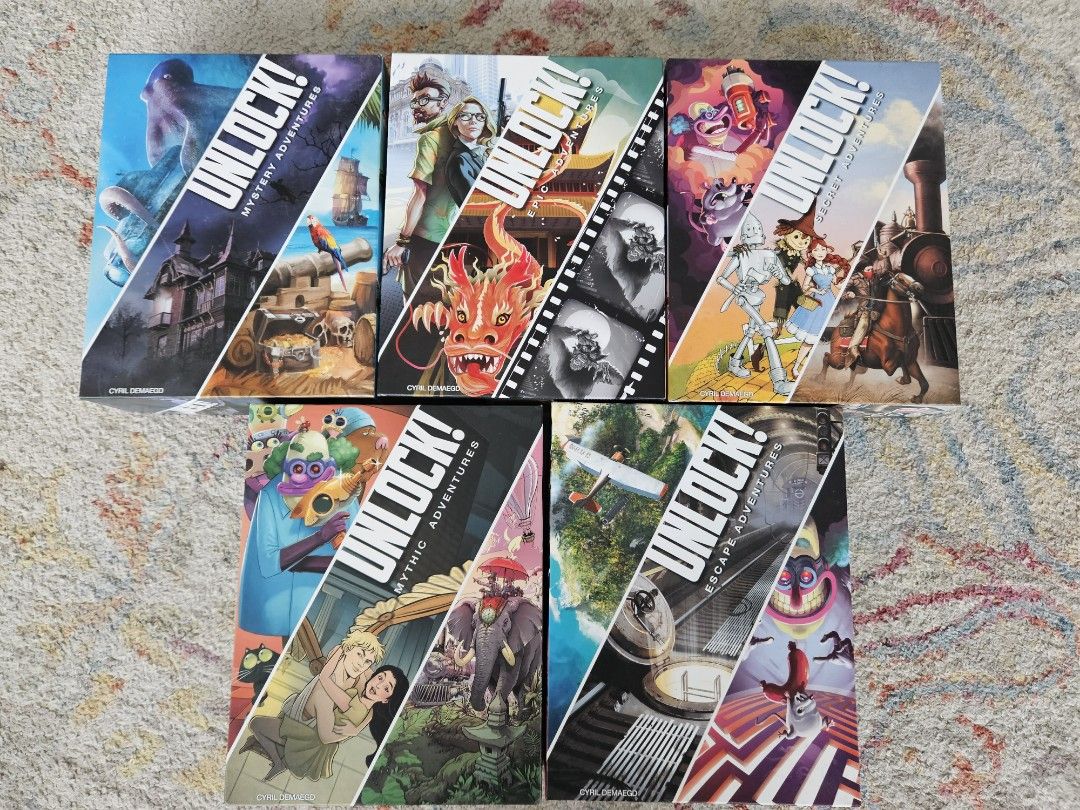 Unlock escape room family games x 5, Hobbies & Toys, Toys & Games on ...