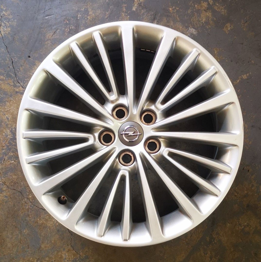 Used 17" Original Opel Rims, Car Accessories, Tyres & Rims on Carousell