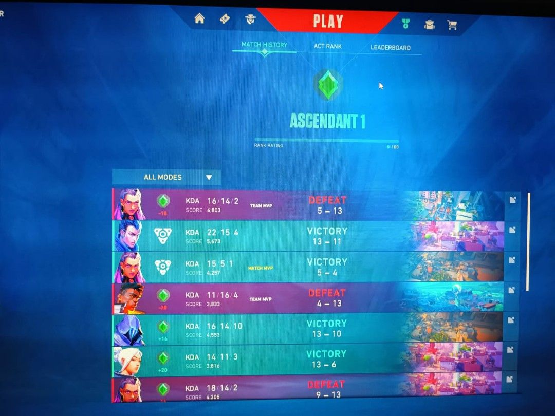 valorant ascendant ac, Video Gaming, Video Games, Others on Carousell