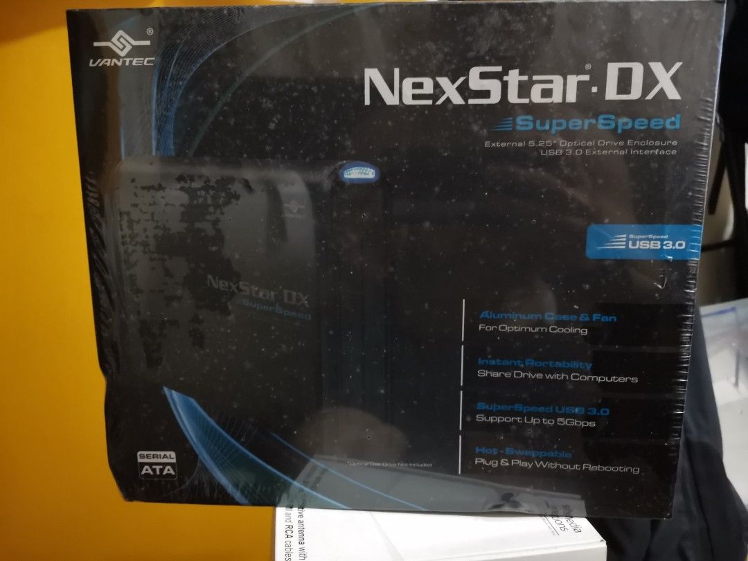 Vantec NexStar DX SuperSpeed USB3.0 external 5.25" optical drive casing ...