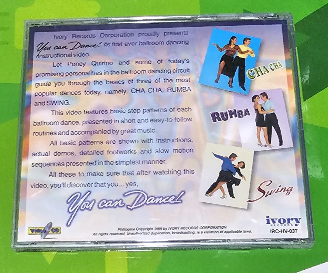 VCD - You can dance instructional Video, Hobbies & Toys, Music & Media ...