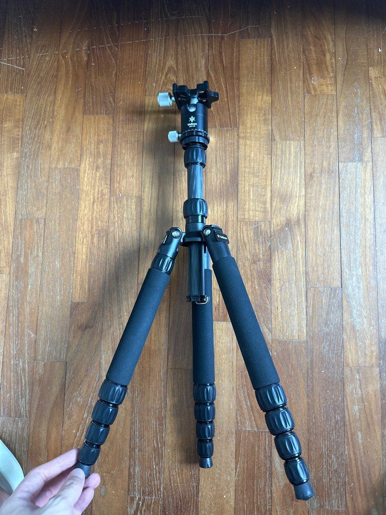 Velbon Camera carbon fiber Tripods stand with ballhead, Photography ...