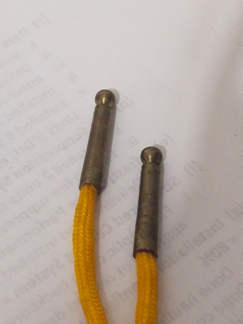 vintage "BSP Laminated Metal Scout symbol"/with Paracord/Copper aglets ...