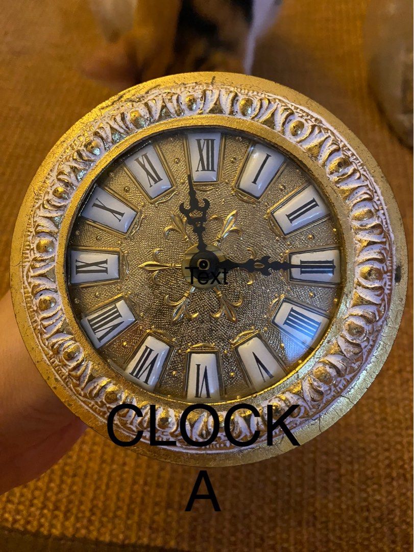 Vintage clock frame, Furniture & Home Living, Home Decor, Clocks on ...